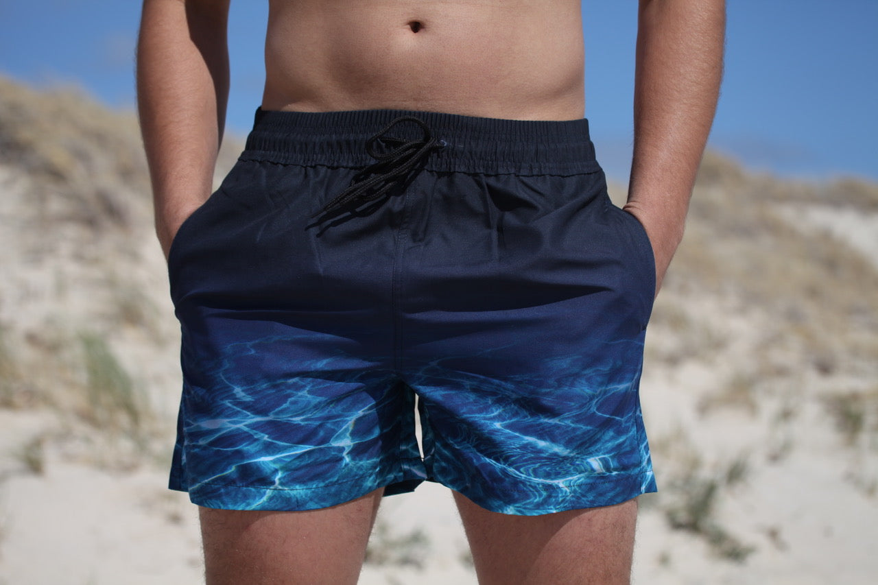 Mens - Turquoise Bay - Aussie Boxer - Euro Style - Swim Shorts ...