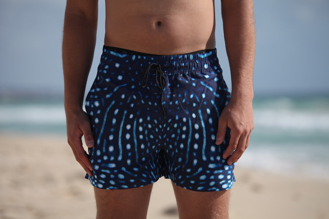 Mens - Whale Shark - Aussie Boxer - Euro Style - Swim Shorts – Ningaloo ...